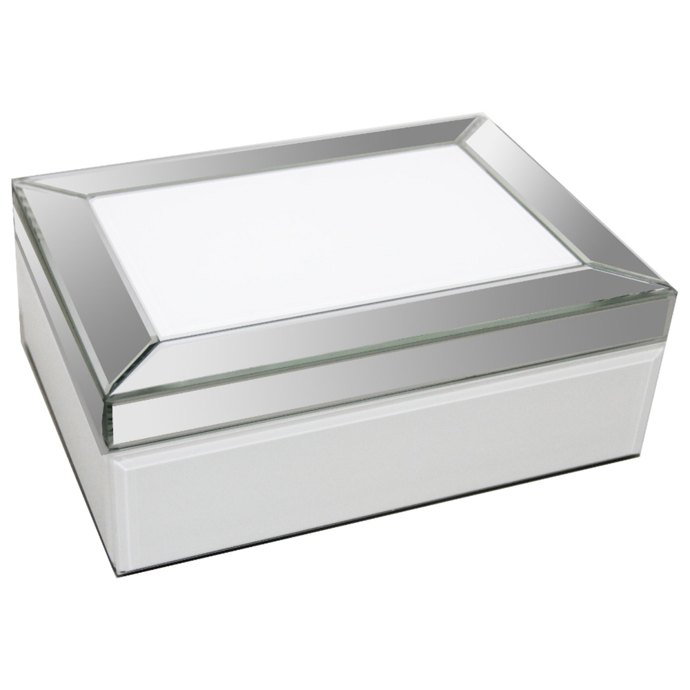 London White Jewelry Box - ASR Interiors