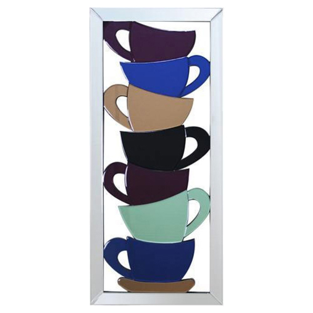 Coloured Cups Frame - ASR Interiors