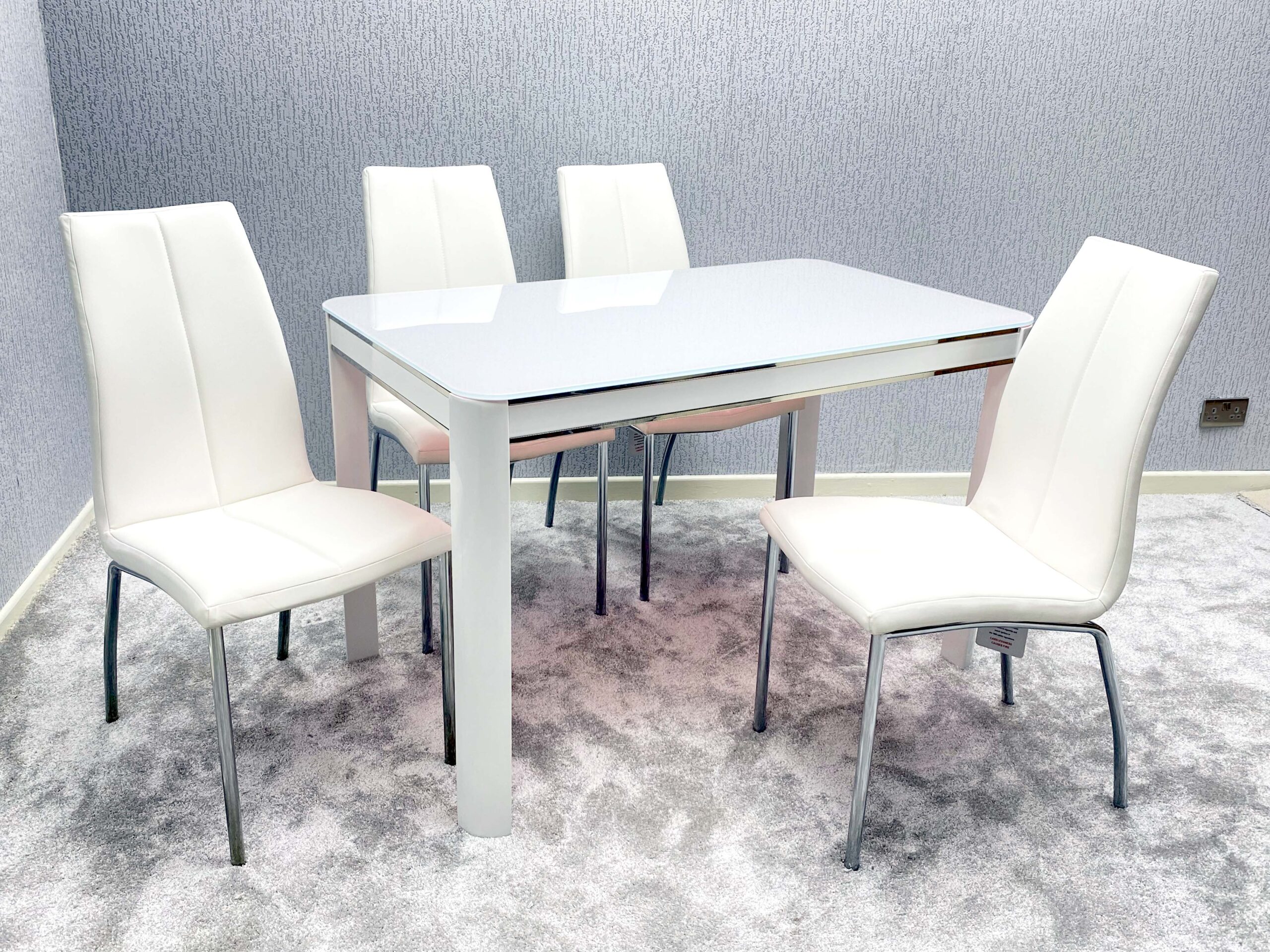 Morano White Table Only - ASR Interiors