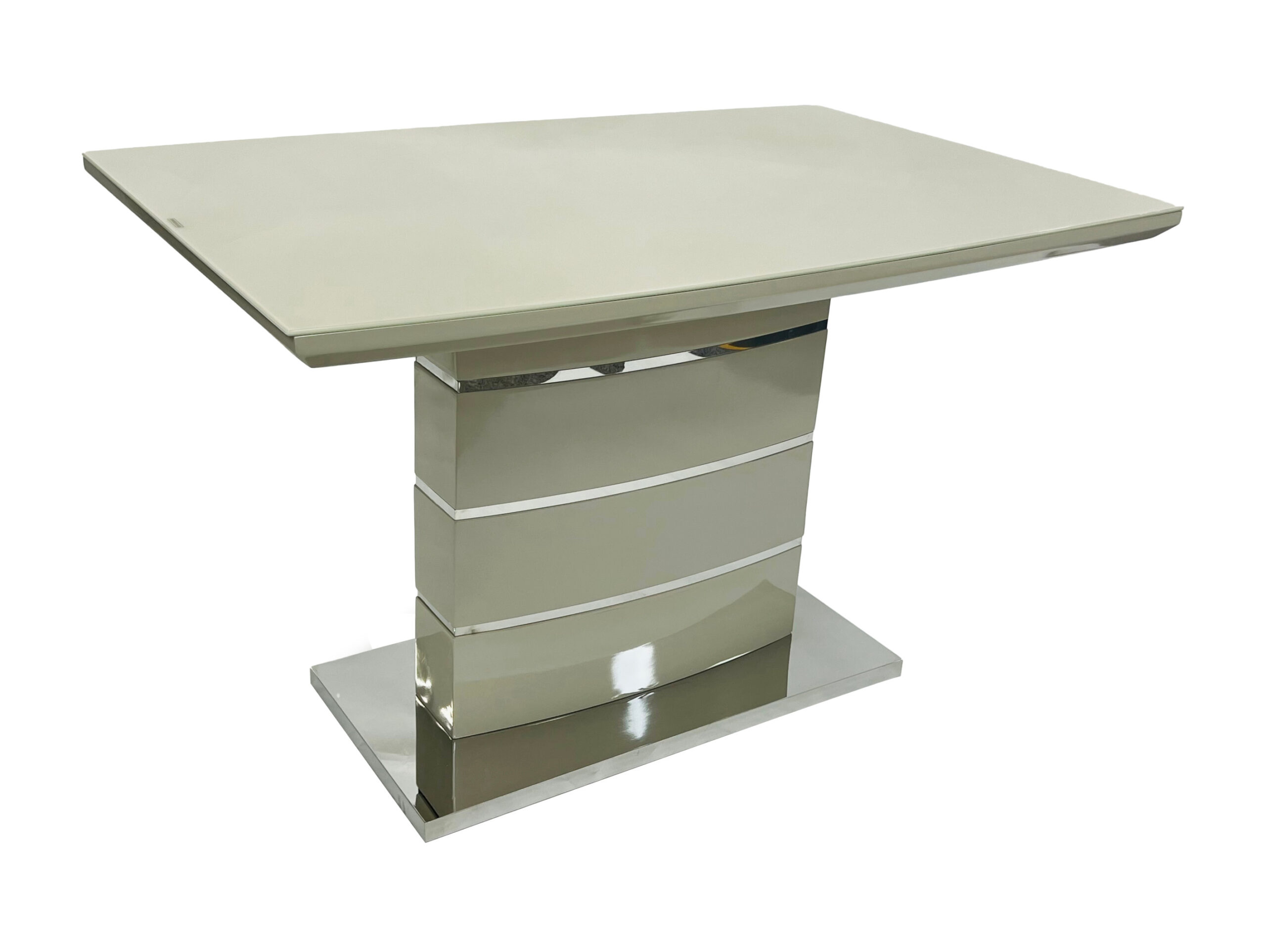 Milan Cappuccino Small Dining Table Only - ASR Interiors