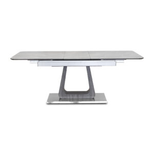 Zermatt Extendable Dining Table(160 - 200) (Grey Ceramic) - ASR Interiors