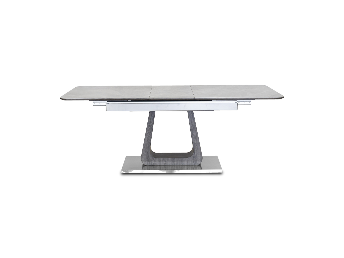 Zermatt Extendable Dining Table(160 - 200) (Grey Ceramic) - ASR Interiors