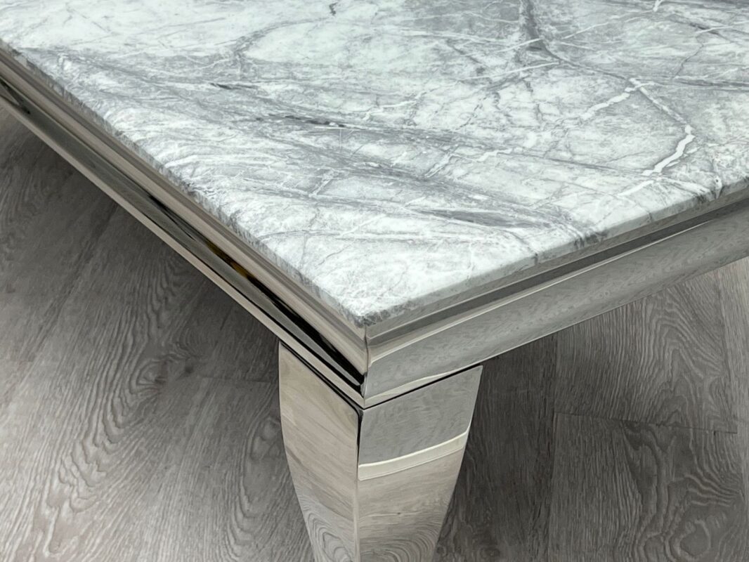 Sofia Grey Marble Coffee Table - ASR Interiors