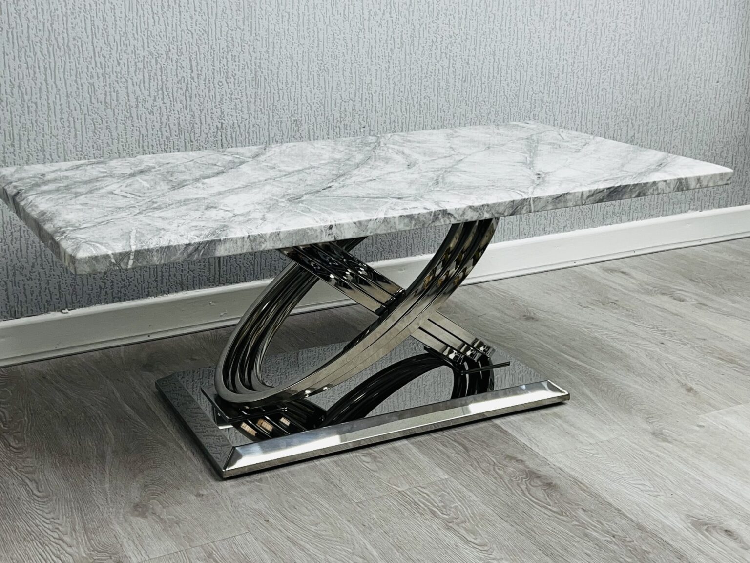 Elina Grey Marble Coffee Table - ASR Interiors