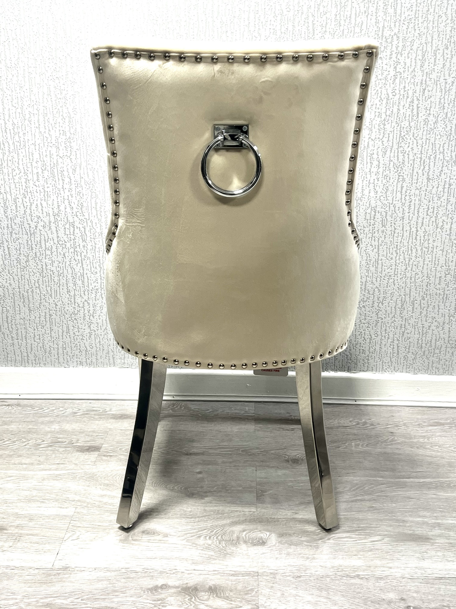 Valencia Mink Chrome Leg Dining Chair - ASR Interiors