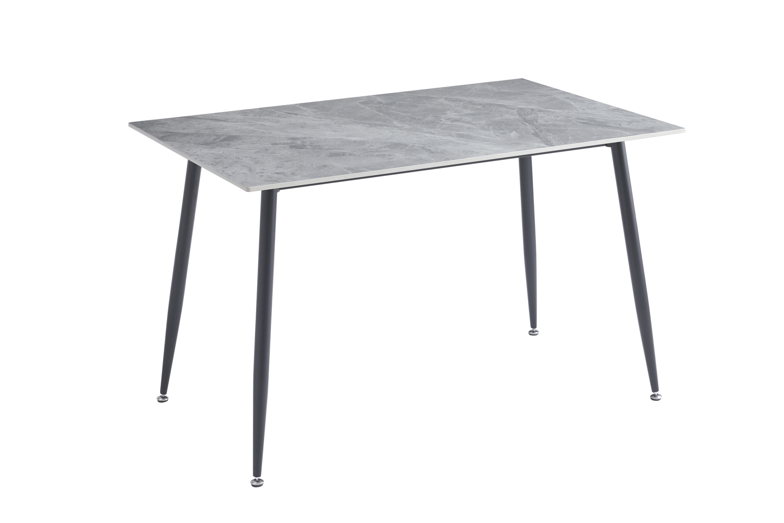 Oxford Ceramic Grey Dining Table 1.2m & 4 Chairs - ASR Interiors