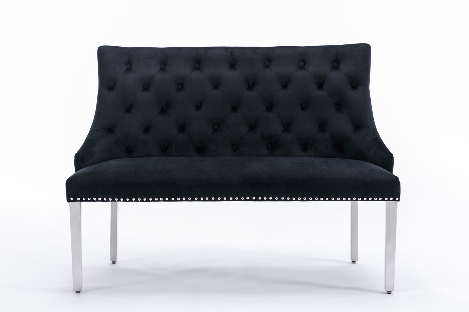 Majestic Black High Back Bench - ASR Interiors