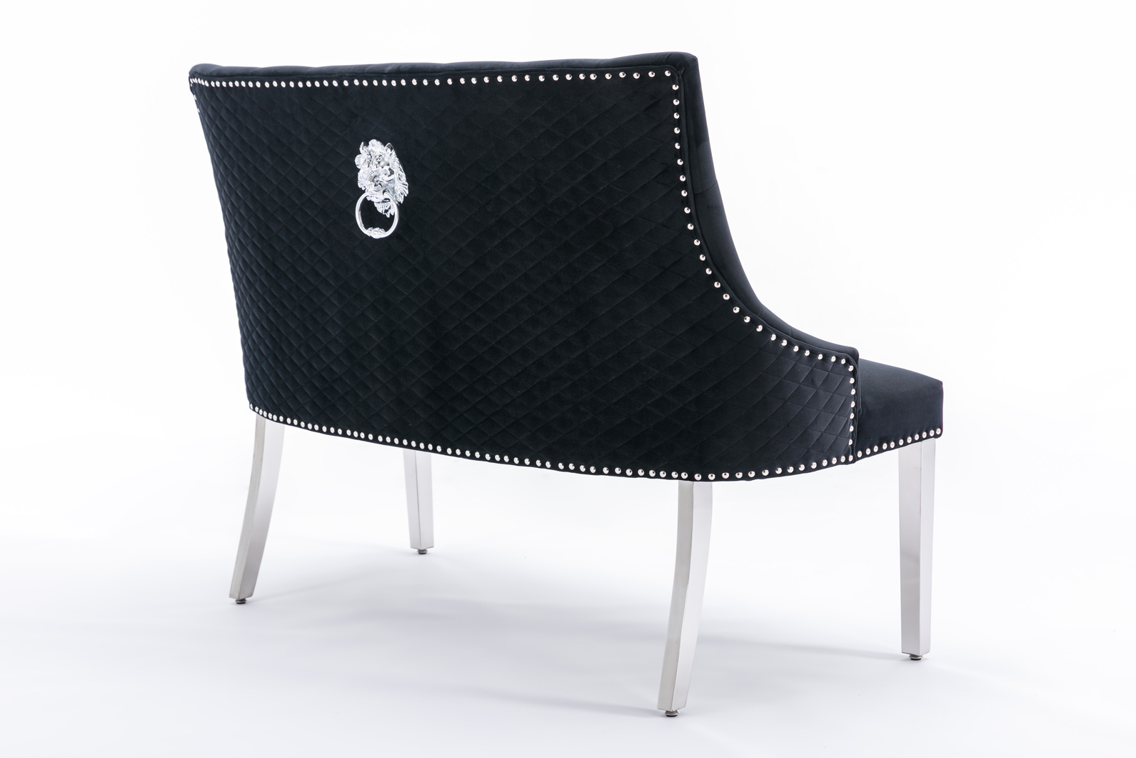 Majestic Black High Back Bench - ASR Interiors