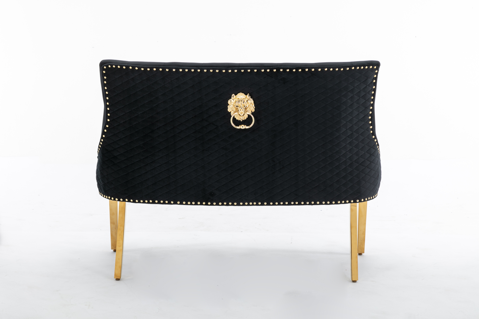 Majestic Gold Black High Back Bench - ASR Interiors