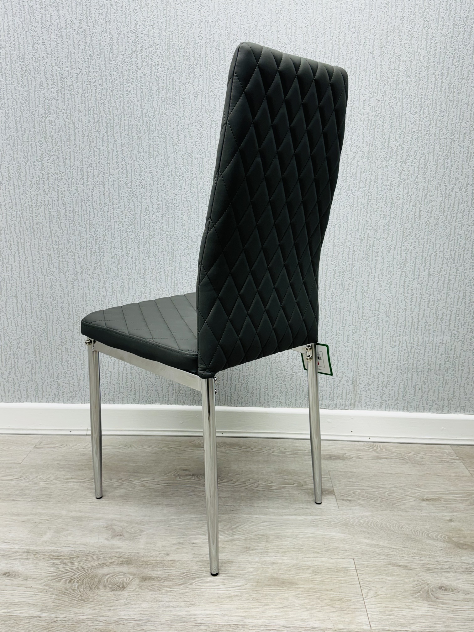 California Grey PU Dining Chair - ASR Interiors
