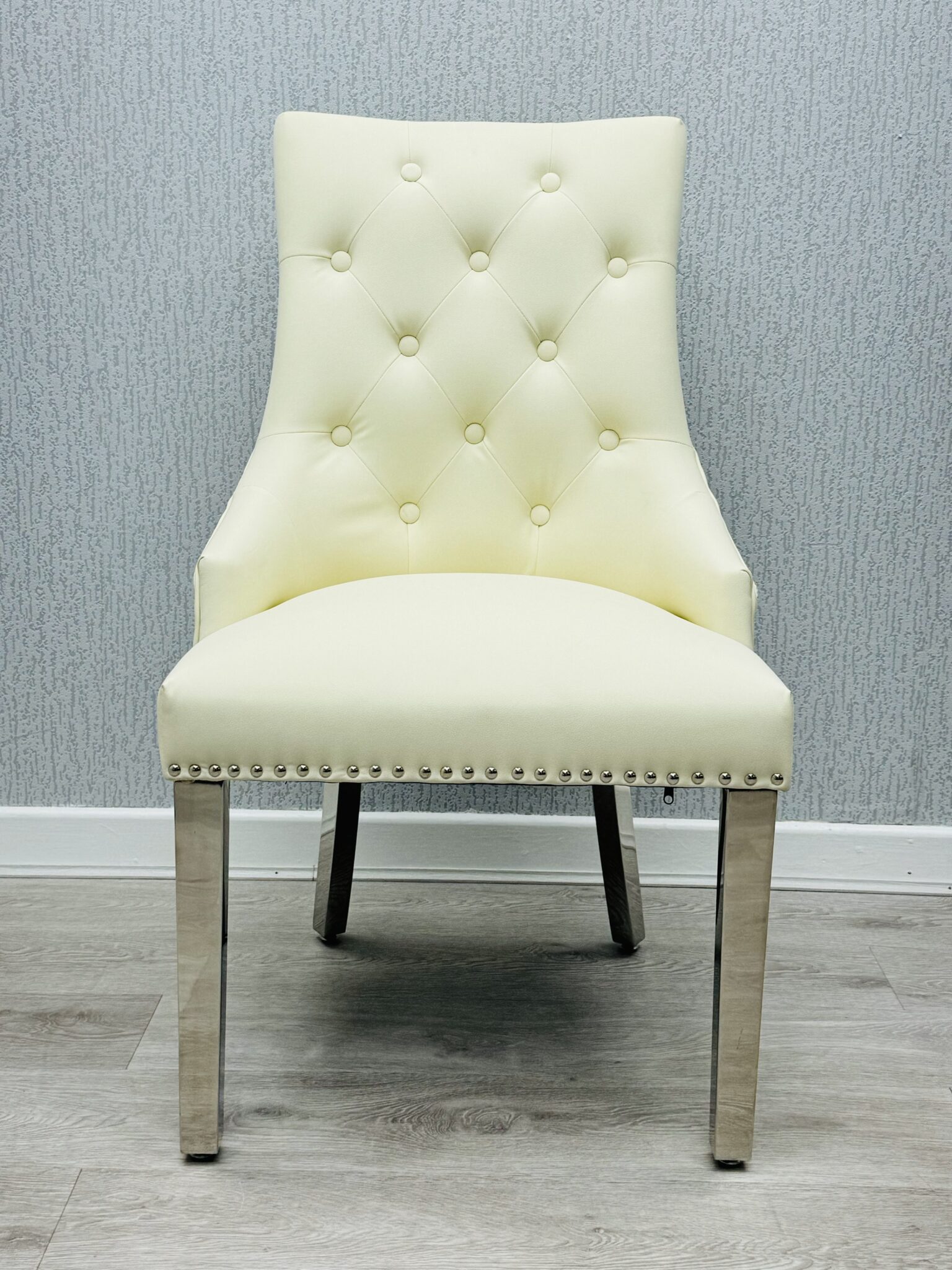 Majestic Cream PU Chair - ASR Interiors