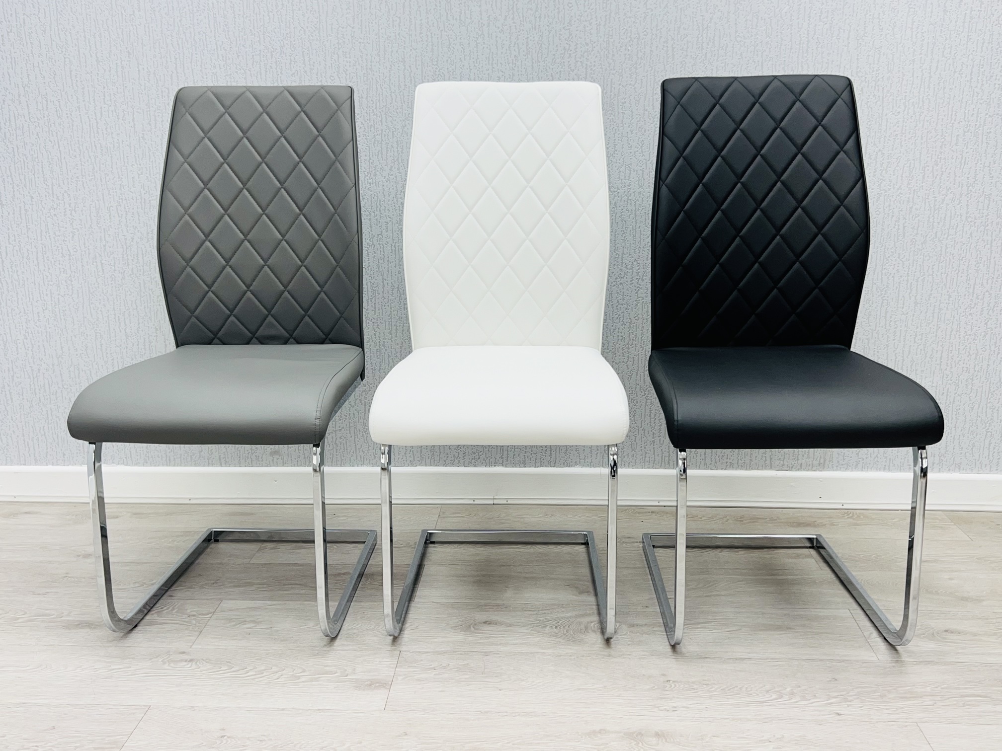 Atlantis Black PU Dining Chair - ASR Interiors